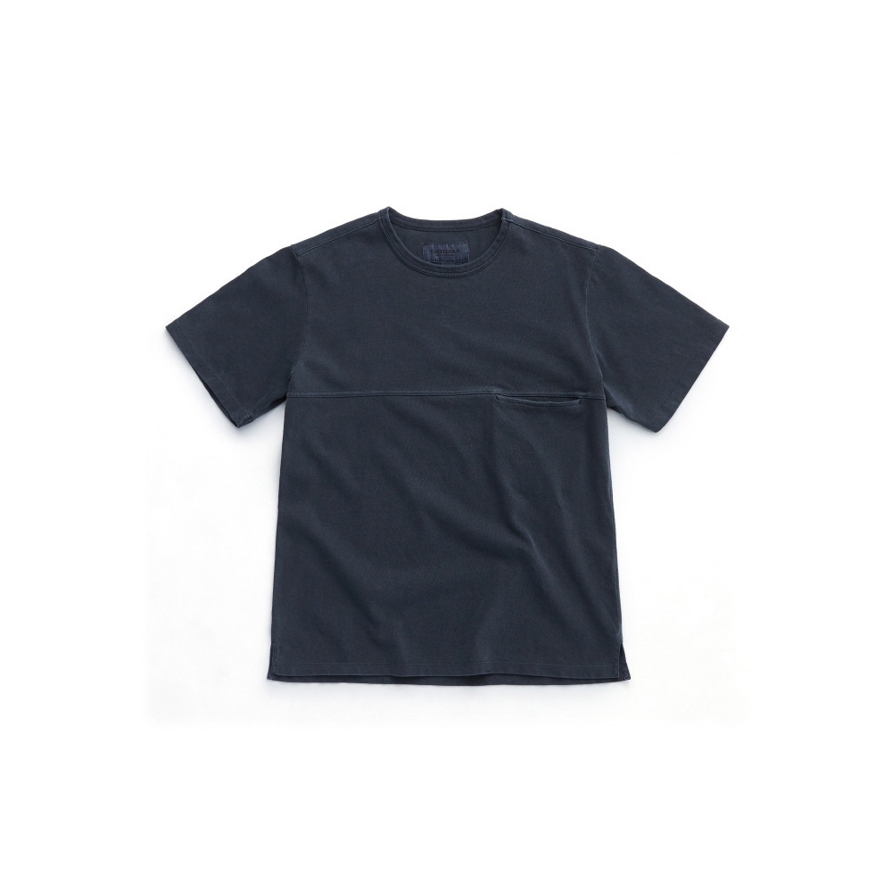 WIZWID:위즈위드 - [EASTLOGUE:이스트로그]One Pocket T-Shirt_Navy